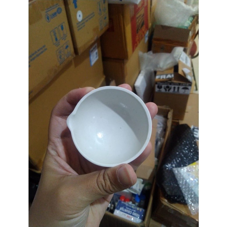 Jual Cawan Porselin 35ml Penguap Evaporating Dish 35 ml Porcelain ...