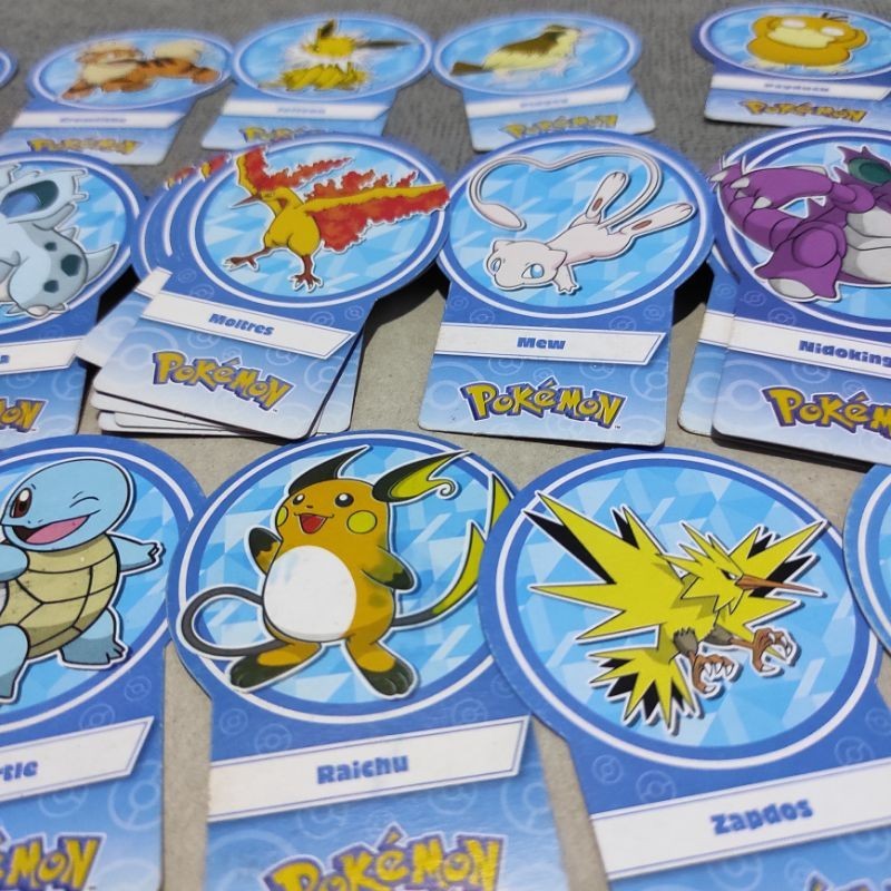 Jual kartu choki choki pokemon biru terbaru 2024 mew | Shopee Indonesia