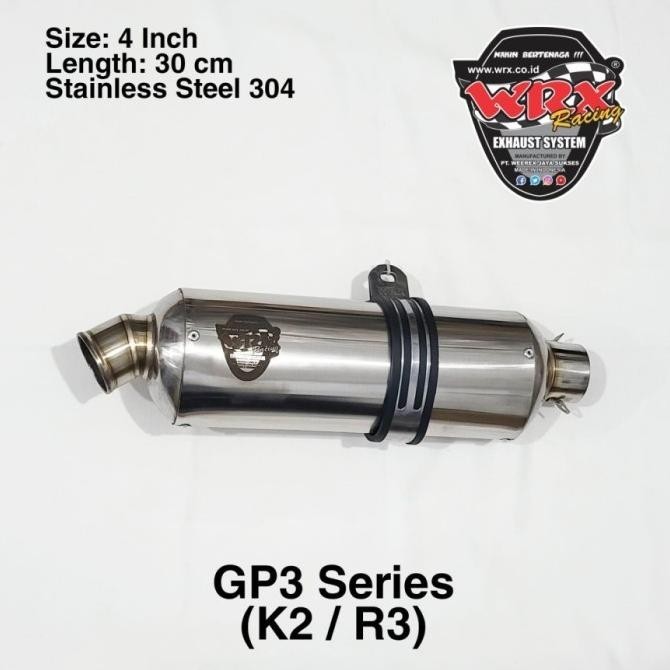 Jual KNALPOT WRX EXHAUST GP3 K2 SS K150 AEROX NMAX LEXI NEW AEROX NEW ...