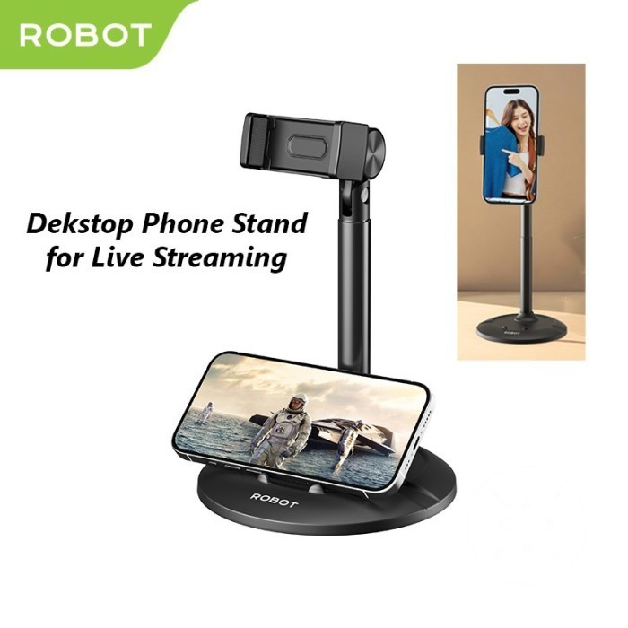 Jual Robot RT-US13 Multifunctional Desktop Phone Stand Holder for Live ...