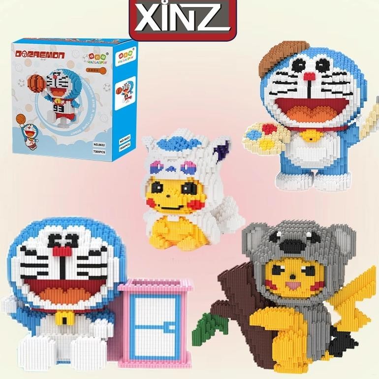 Jual Mainan Lego Anak Xinz Nano Bricks Building Block Doraemon Balok ...