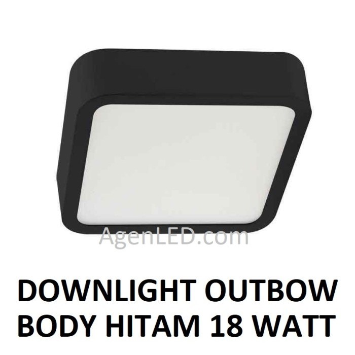 Jual Lampu Outbow 18W Led Panel Putih 18 W Watt 12 Ob Downlight Kotak ...