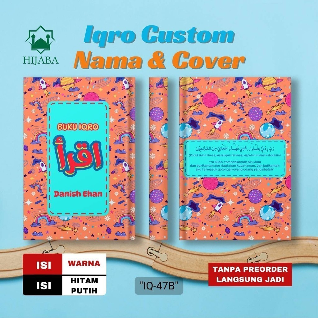 Jual Iqra Custom Balita Pertamaku Desain Full Foto Dan Nama Soft Kids ...