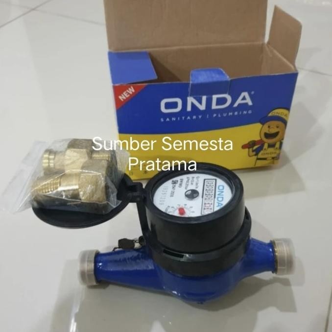 Jual Water Meter Brass Sni Onda 1/2" | Shopee Indonesia