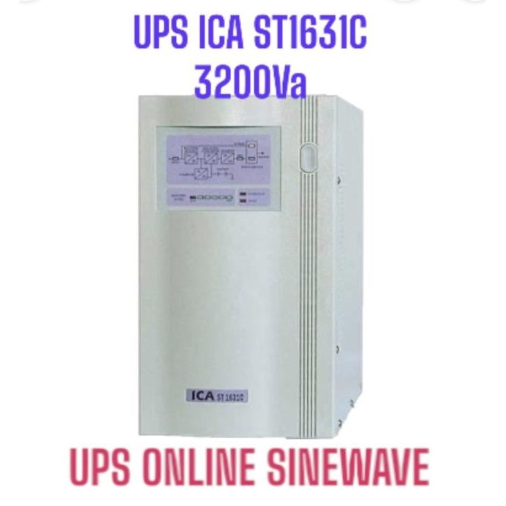 Jual UPS ICA ST1631C 3200 VA 1600 W REKOMEN UTK MESIN SERVER PRINTER ...