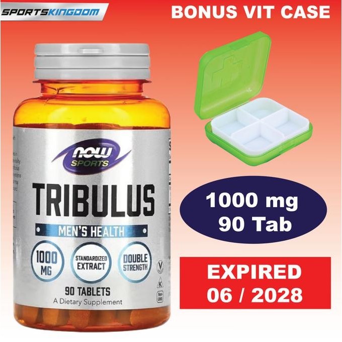 Jual Trend Vitamin Tribulus 1000 Mg 90 Tablets Now Foods Stamina Pria ...