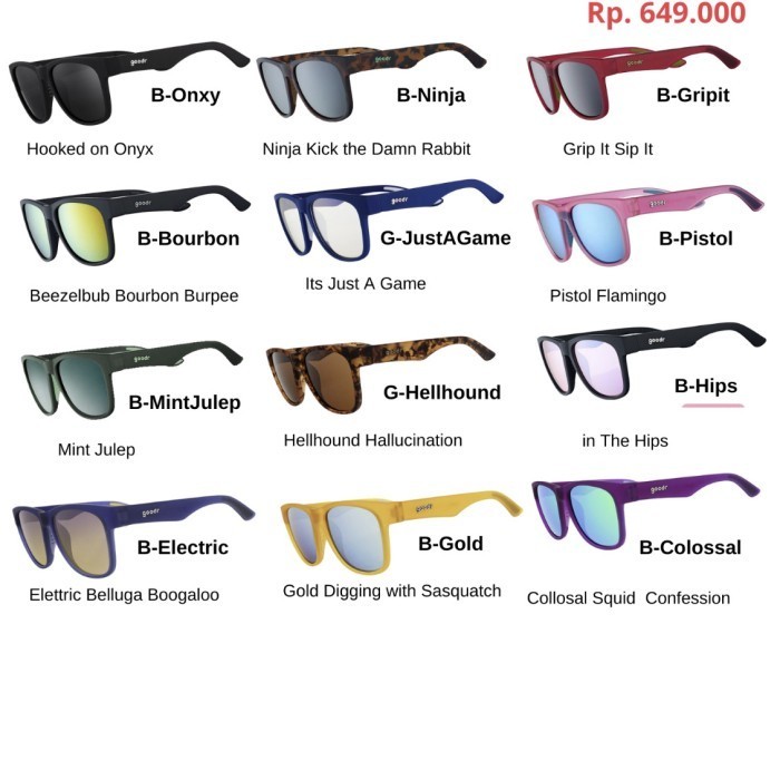 Jual Goodr The Bfg'S Kacamata Running Jogging Farmer Von Triple Pump ...