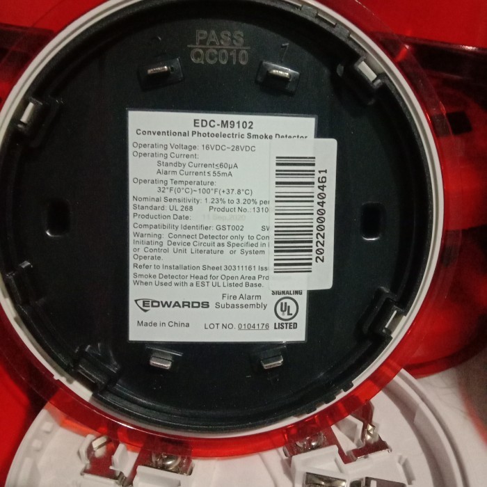 Jual smoke detector edwards edc-m9102+base edwards | Shopee Indonesia