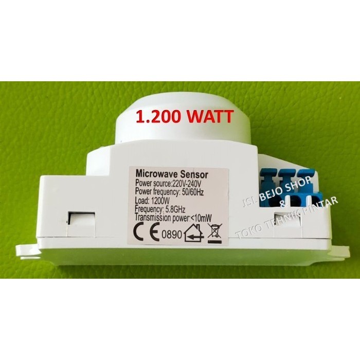 Jual Sensor Gerak Microwave Radar Switch 360 500W Radar Motion Detector ...