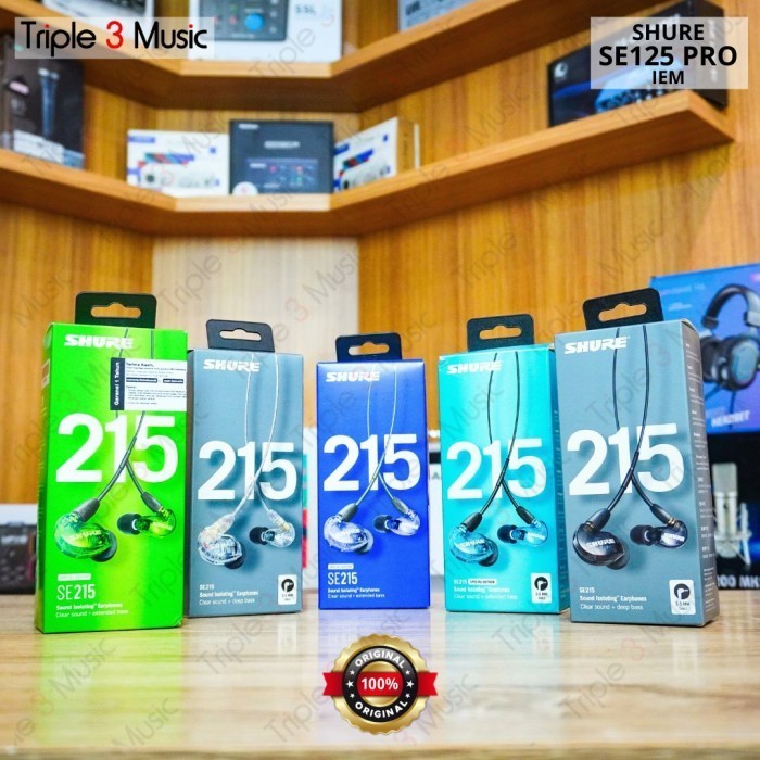 Jual Shure Se215 Pro Iem Panggung In Ear Monitor Original | Shopee ...