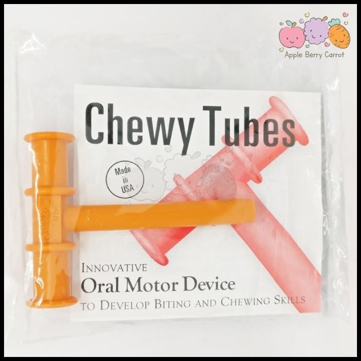 Jual HOT DEAL CHEWY TUBE ORANGE ORAL MOTOR CHEW THERAPY TUBES TERAPI ...