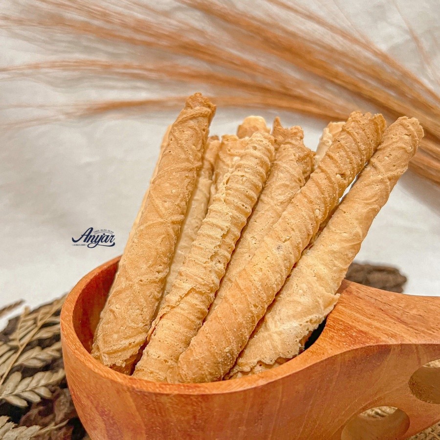 Jual Kue Kering Opak Semprong Wijen Gulung / Opak Wijen Semprong Kiloan ...