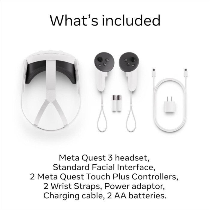 Jual Meta Quest 3 128 Gb 512 Gb Virtual Reality Vr Headset Metaverse ...