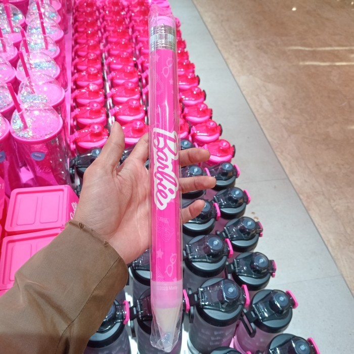 Jual Pensil Cantik Ukuran Besar - Miniso Barbie Collection Big Pencil ...