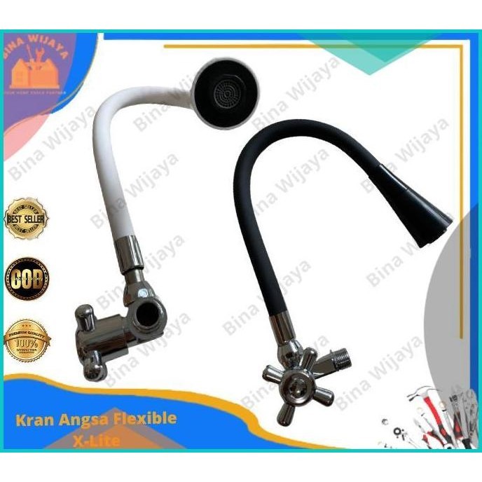 Jual Kran Angsa Flexible Terompet X-Lite Kran Wastafel dan Bak Cuci ...