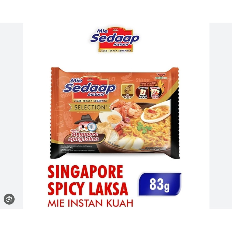 Jual Mie Sedaap Singapore Spicy Laksa Original | Shopee Indonesia