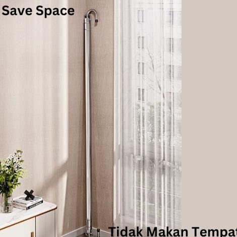 Jual JEMURAN GANTUNGAN DINDING JEMURAN PORTABLE LIPAT DINDING STAINLESS ...