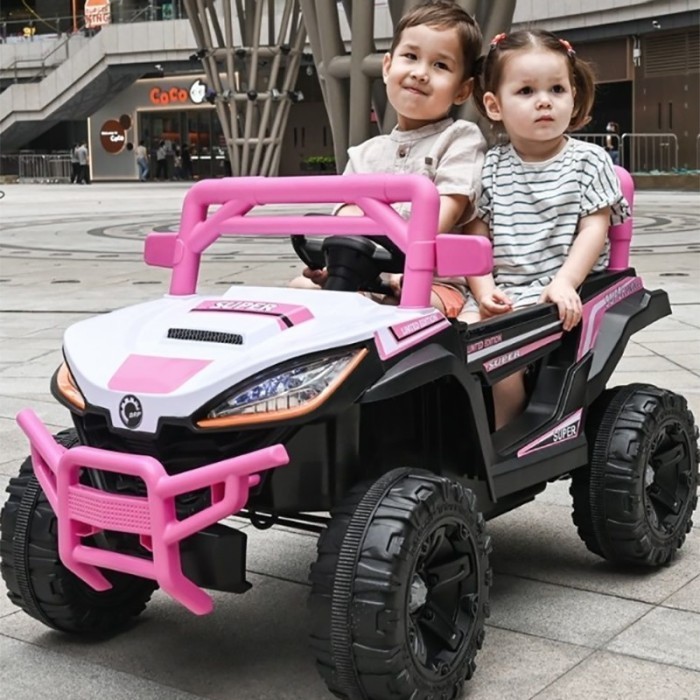 Jual Childrens Day Gift Electric Ride On Car Double Door Children 4Wd ...