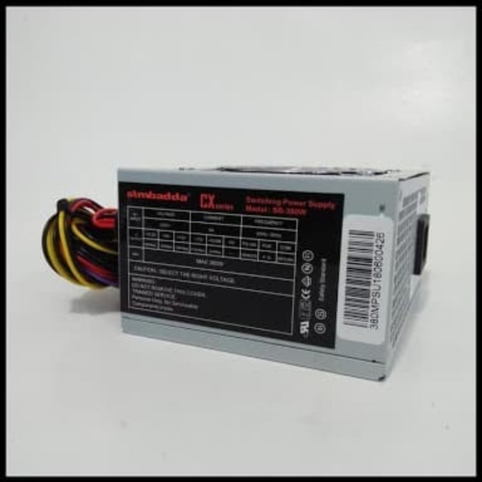 Jual power supply mini itx murah simbada 380watt psu mini simbadda | Shopee Indonesia