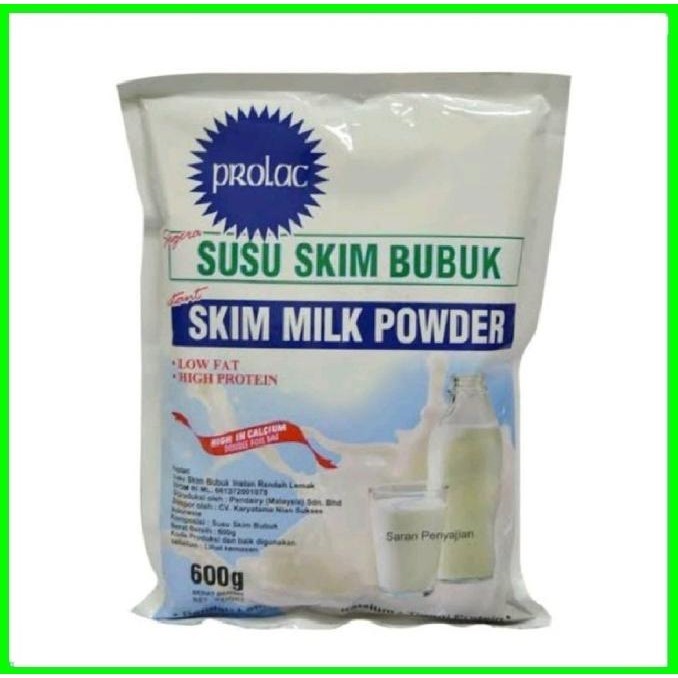 Jual Prolac skim milk powder susu bubuk 600 gram susu low fat high ...