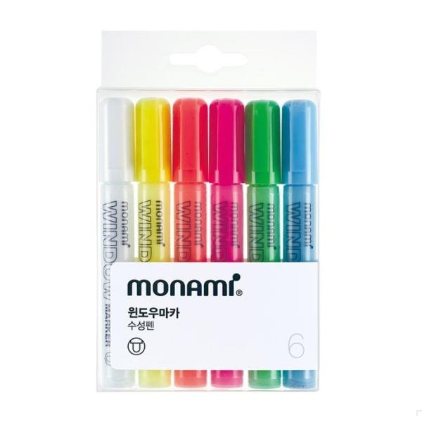 Jual MONAMI Board Marker Windows - 6 Colors | Shopee Indonesia