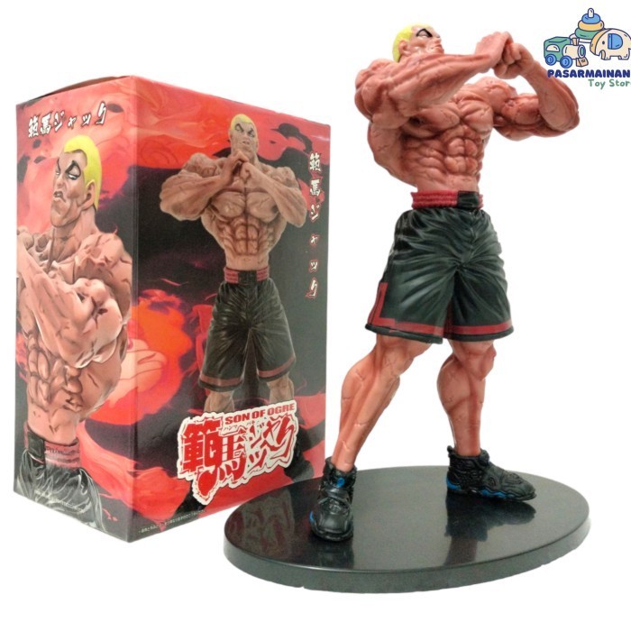 Jual Action Figure Anime BAKI The Grappler Jack Hanma Miniatur Figure ...