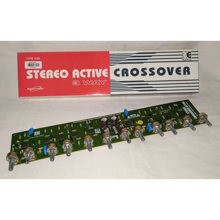 Jual KIT CROSSOVER AKTIF 3 WAY STEREO RANIC 239 - ACTIVE CROSOVER ...