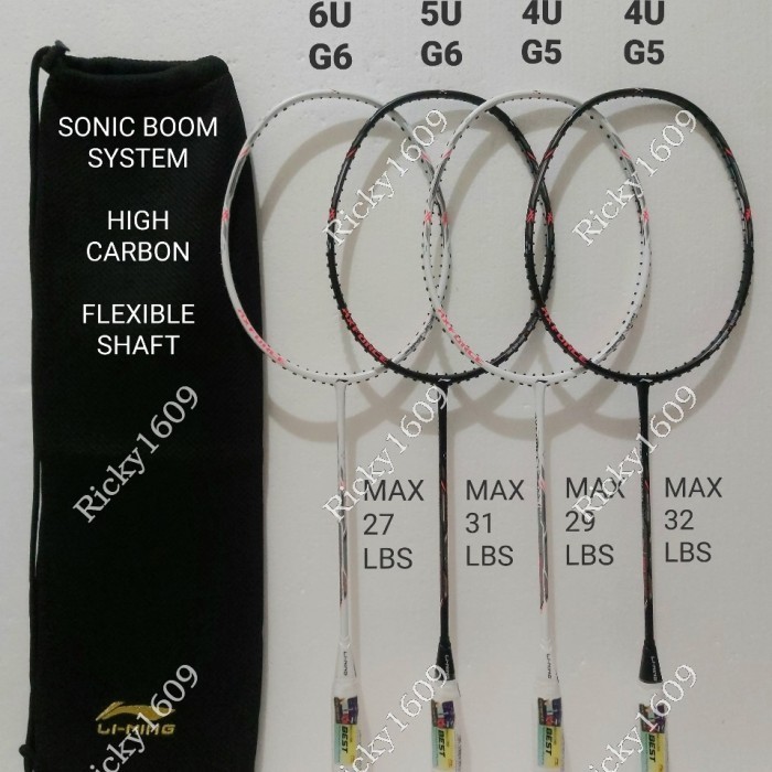 Jual Raket Badnton Lining Axforce Cannon - High Carbon -Sonic Boom ...