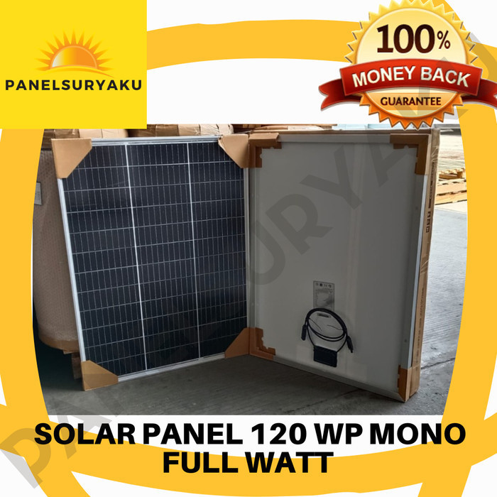 Jual Terhemat Solar Panel Surya Solar Cell Module 120 Wp 120 Watt Mono ...