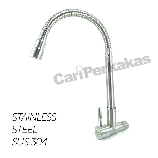 Jual Classic Kran Air Angsa Fleksibel Stainless 304 - Kran Dapur Sus304 Sus 304 - Kran Bak Cuci ...