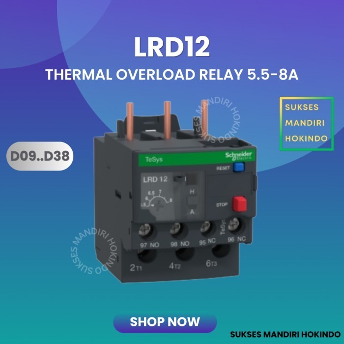 Jual Mantab Lrd12 Lrd 12 Thermal Overload Relay Schneider Tesys ...