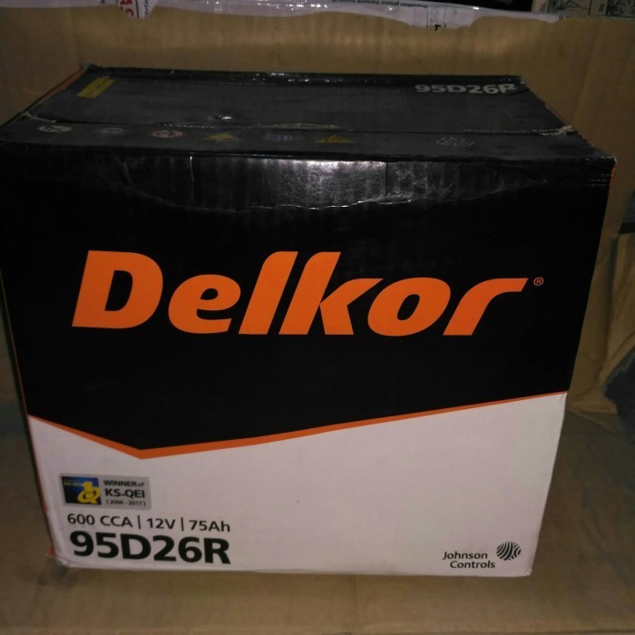 Jual Aki Mobil Delkor Type 95D26R 12 Volt 75 Ah | Shopee Indonesia