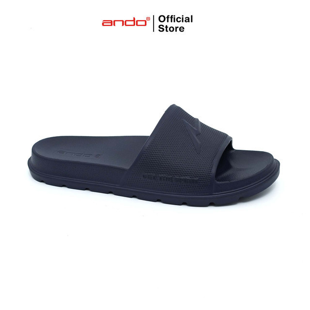 Jual Ando Official Sandal Selop Slip On Bravo 02 Pria Dewasa - Navy ...