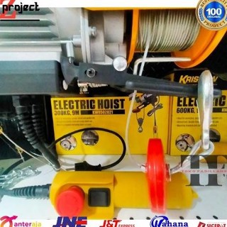 Jual Krisbow Mesin Derek Katrol Elektrik Wire Hoist Reel Electric 300 ...