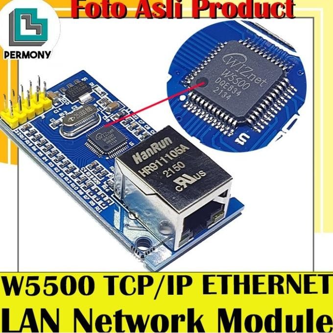 Jual Ethernet W5500 Module Tcpip Usr Es1 Esp8266 Esp32 Arduino Shopee Indonesia