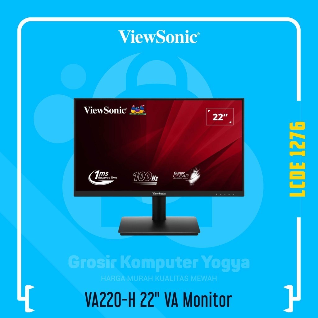 Jual ViewSonic VA220-H 22" Full HD 100Hz 1ms VA Panel Monitor | Shopee ...