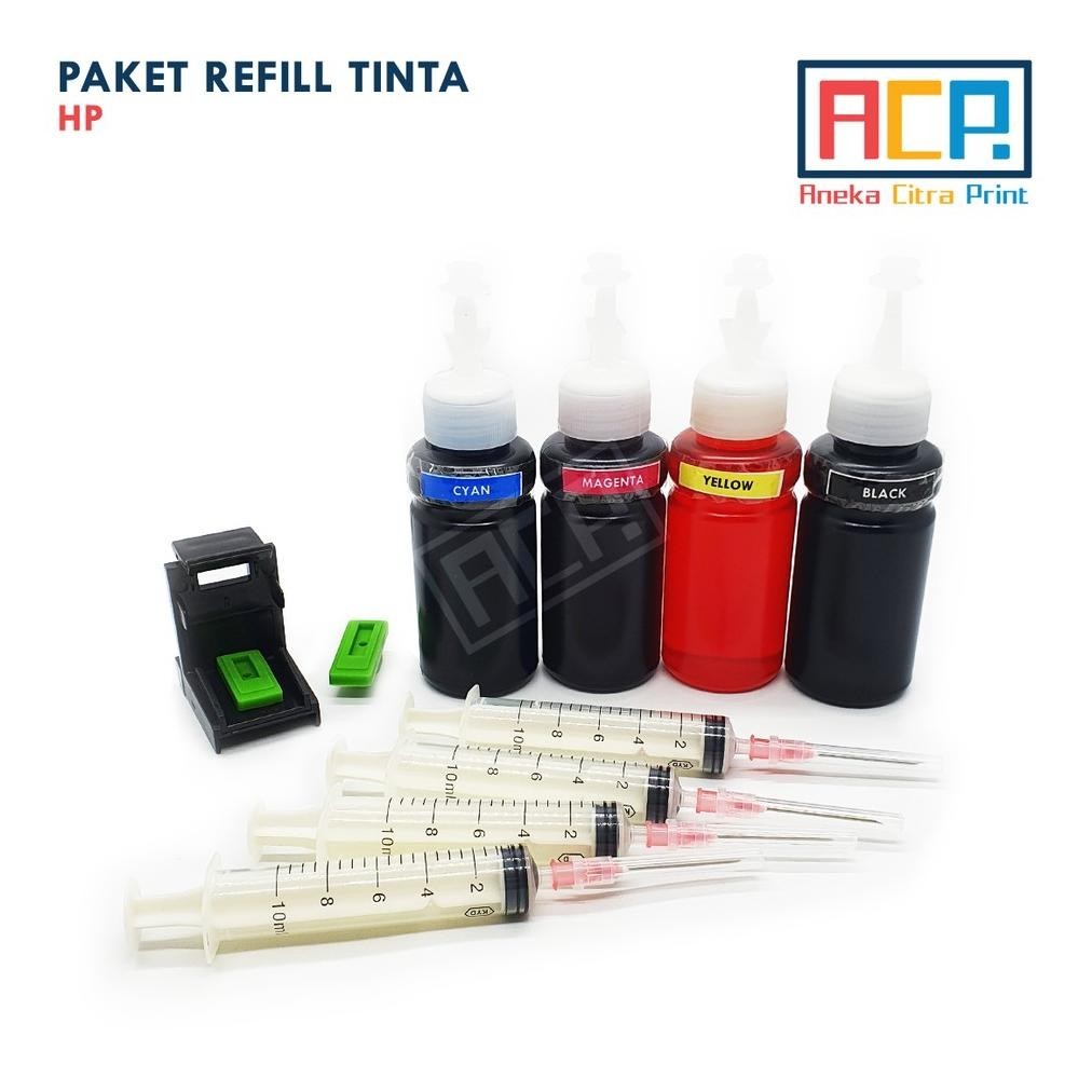 Jual Paket Isi Ulang Cartridge - Refill Tool Kit + Tinta Isi Ulang ...