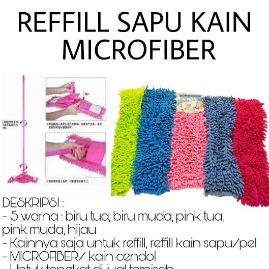 Jual Lap Microfiber Untuk Pel/ Sapu / Pembersih Lantai / Kain Lap /Kain ...