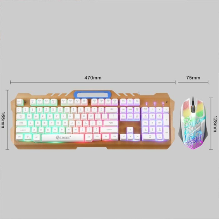 Jual Terpopuler Hxb Combo Keyboard Gaming Rgb With Mouse + Holder ...