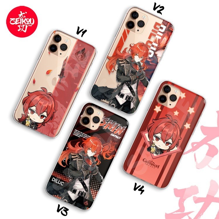 Jual Premium Case Genshin Impact - Diluc | Shopee Indonesia