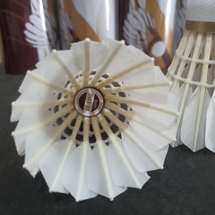 Jual Shuttlecock Ce-Line Gold X Evelin - Kok Badminton Bulu Tangkis ...