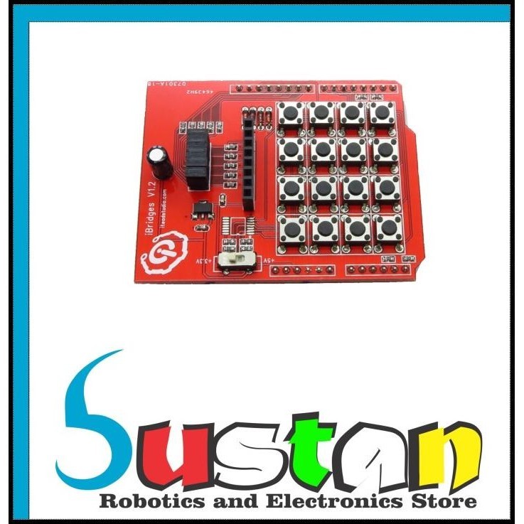 Jual GRATIS ONGKIR IBRIDGE V1.0 4X4 KEYPAD SHIELD 5110 GRAPHIC LCD INTERFACE FOR ARDUINO ...