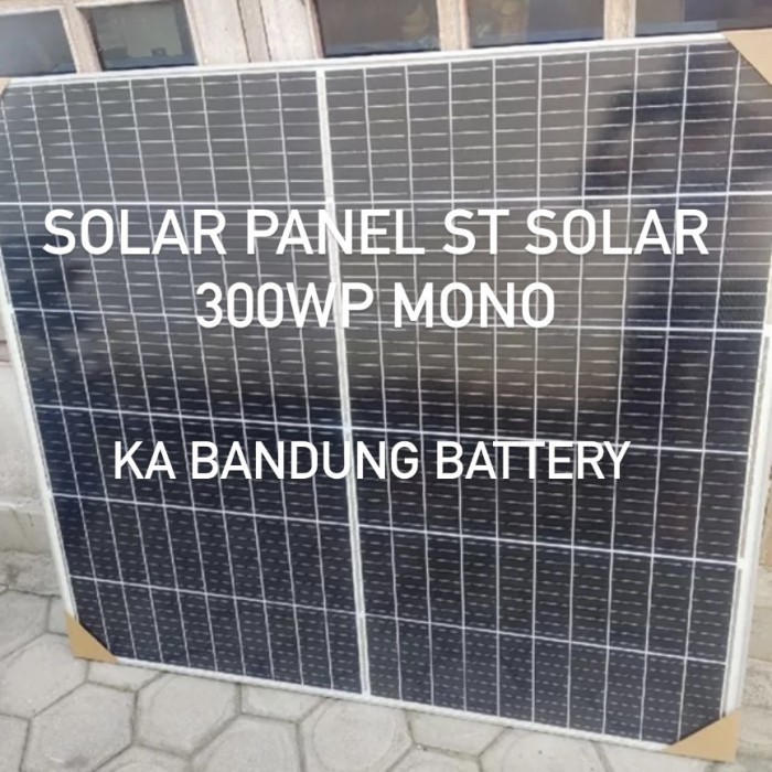Jual solar panel surya cell module st solar stc 300wp 300 wp MONO 24v ...