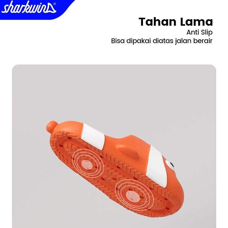 Jual m-4 Sharkwin Sendal Nemo Jelly Sandal Karakter Ikan Remaja Dewasa ...