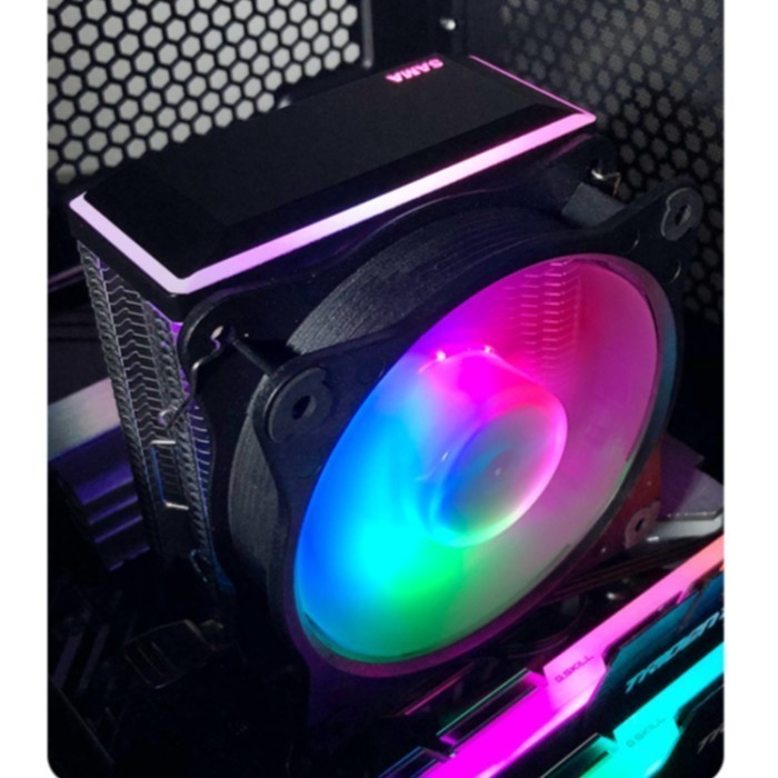 Jual KYO SAMA KA200D CPU COOLER RGB Fan Processor HSF Cooler RGB K01 ...