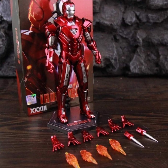 Jual Zd Toys Im 3 Iron Silver Centurion Man Mark 33 Original Figure ...