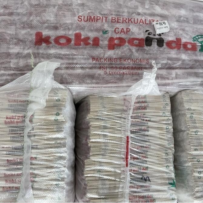 Jual sumpit koki panda 1 bal/karung isi 60 pack.via gojek di link yg ...