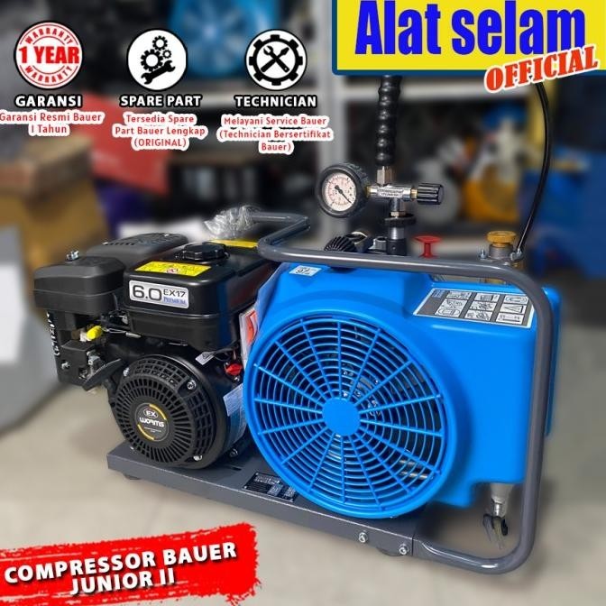 Jual HARGA DISC - Compressor Bauer Junior II 2 Kompresor Isi Tabung ...