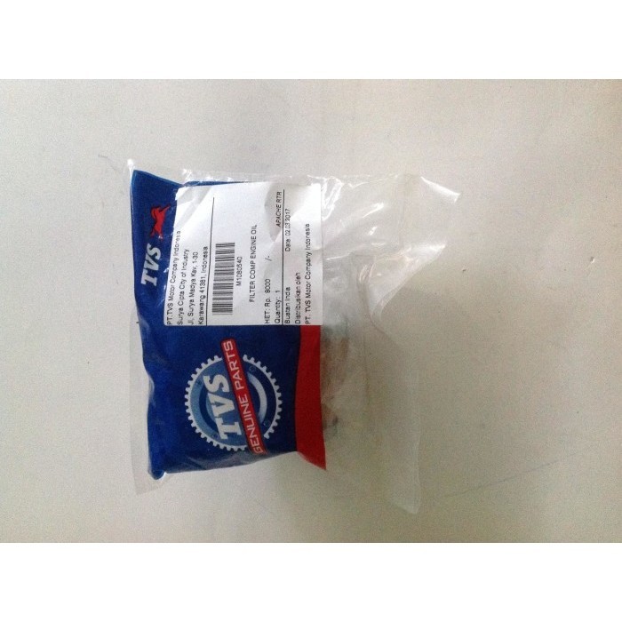 Jual M1080540 Filter Comp Engine Oil Filter Oli Apache Rtr Tvs Murah ...