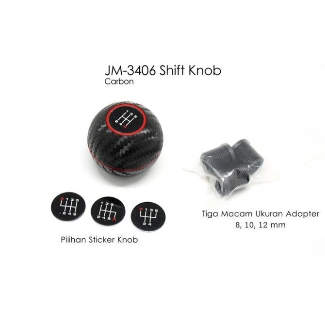 Jual Handle Persneling Mobil Manual JM-3406 Carbon | Shopee Indonesia